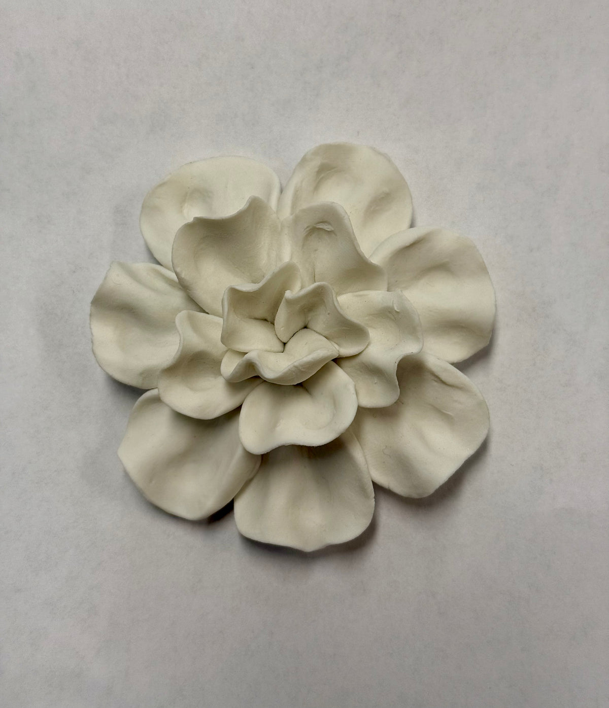Ceramic Matte Flowers White - Chive – glott.no
