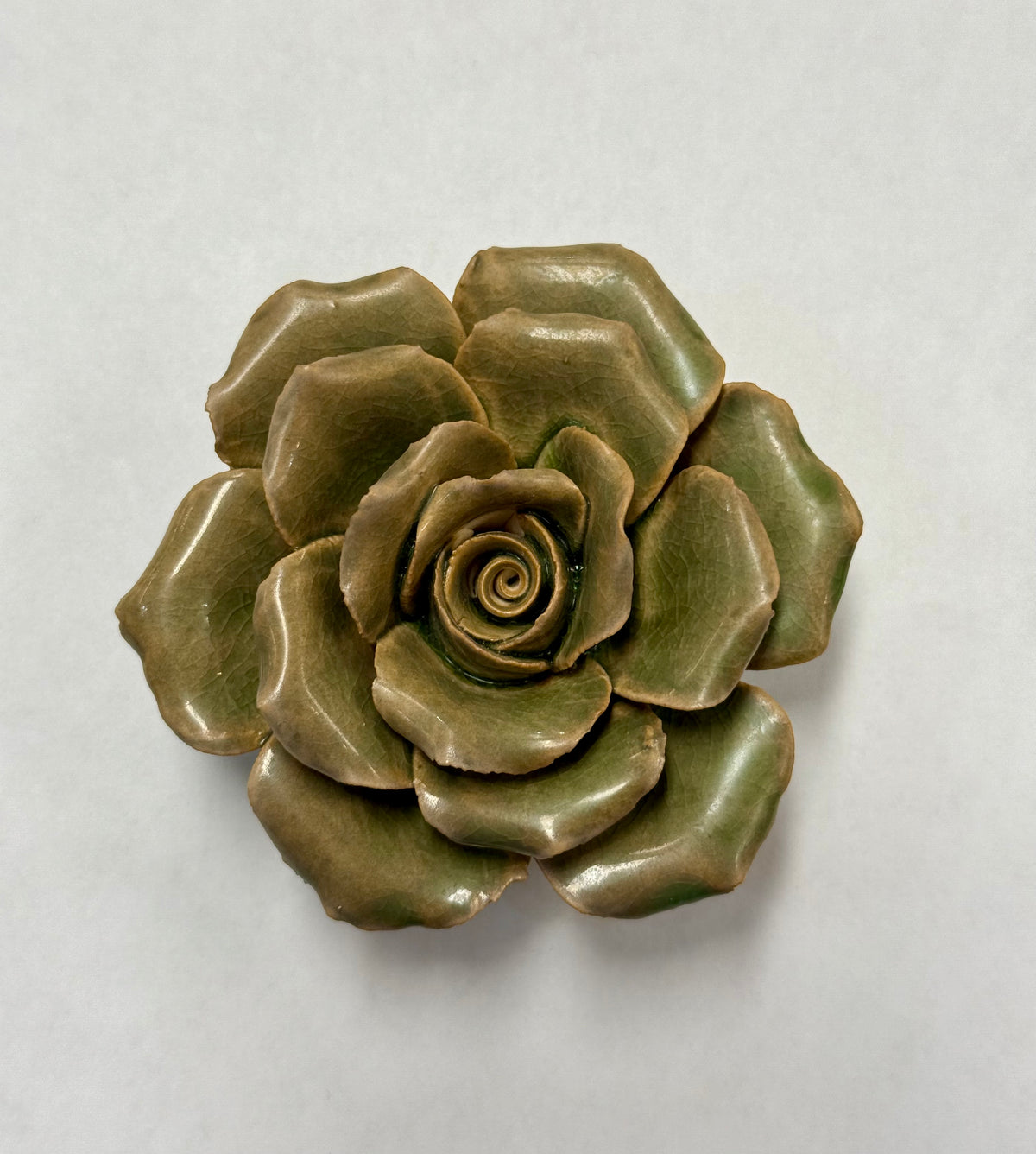 Ceramic Small Green Rose - Chive – glott.no