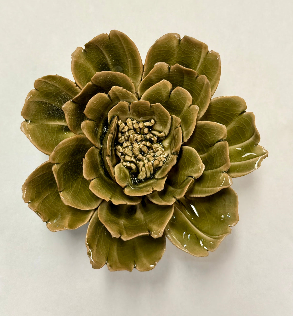 Fleur Ceramic Flower 3 - Chive – glott.no