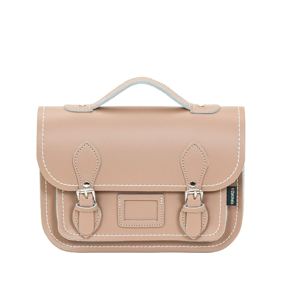 LEATHER MIDI SATCHEL ICED COFFEE - Zatchels – glott.no